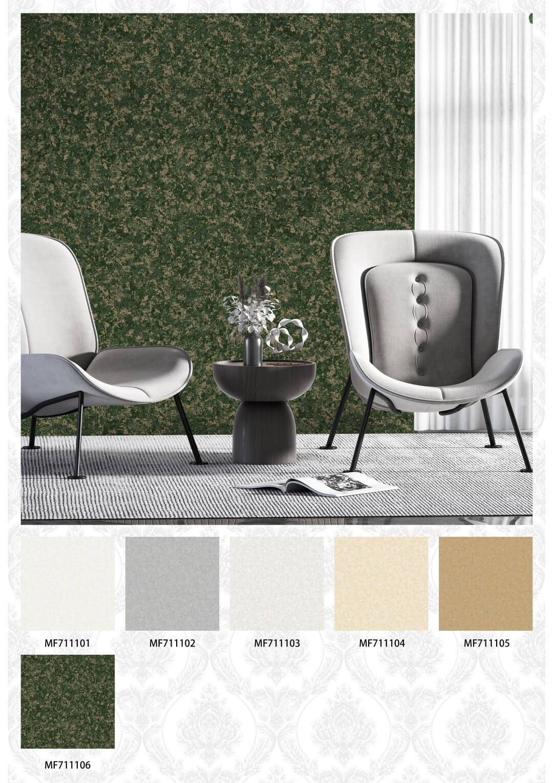 Classic Damascus Wallpaper from China manufacturer - Shandong Max ...