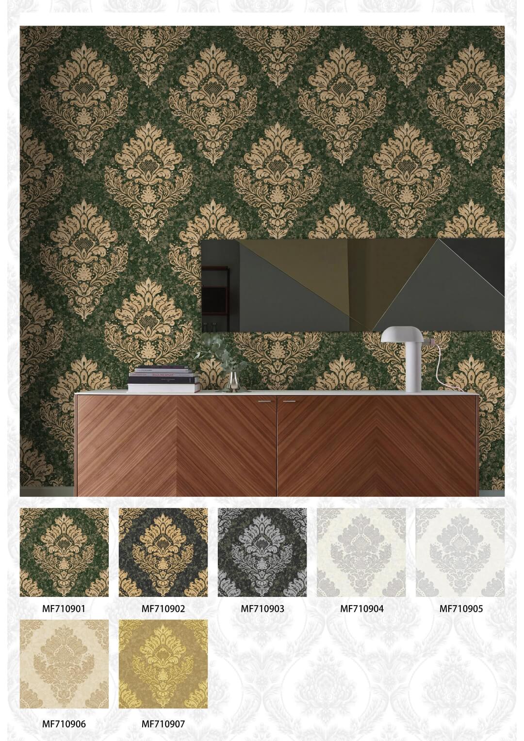 Classic Damascus Wallpaper from China manufacturer - Shandong Max ...